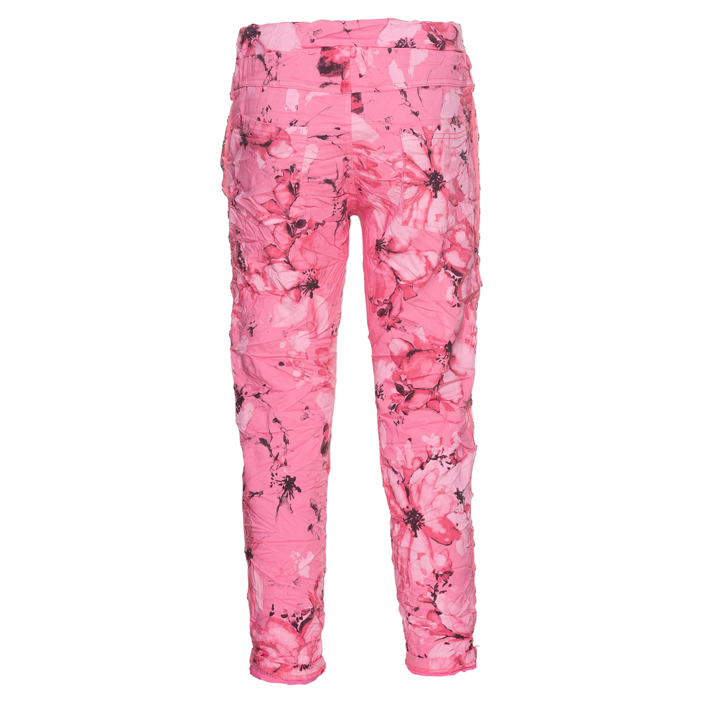 Tredy Fashion Onlineshop Cosy Hose Im Alloverprint Pink Glow Mode